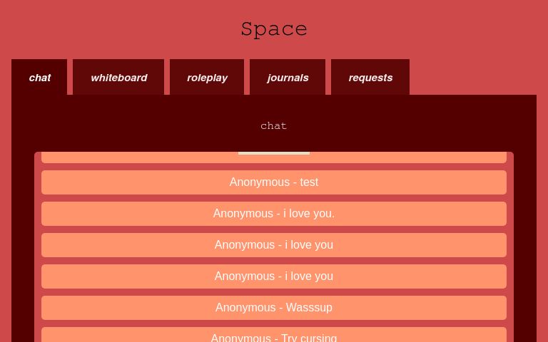 Space ― Perchance Generator