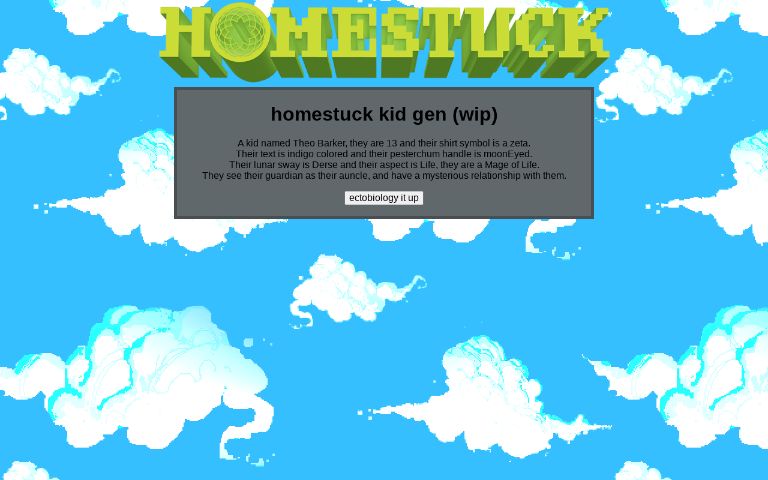 homestuck kid gen (wip)