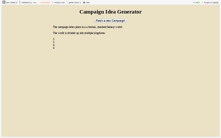Campaign Idea Generator