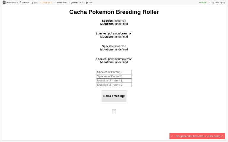 capsule-breeding-roller ― Perchance Generator