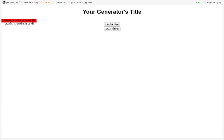 Eqcxyjzmjh ― Perchance Generator