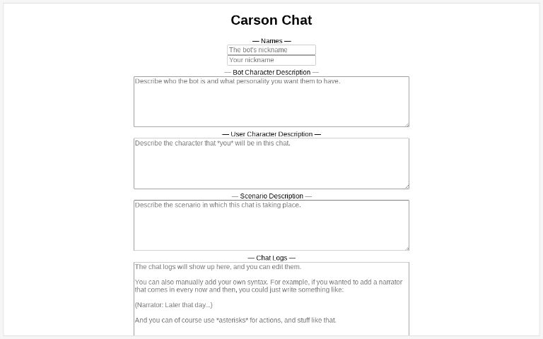 Carson Chat