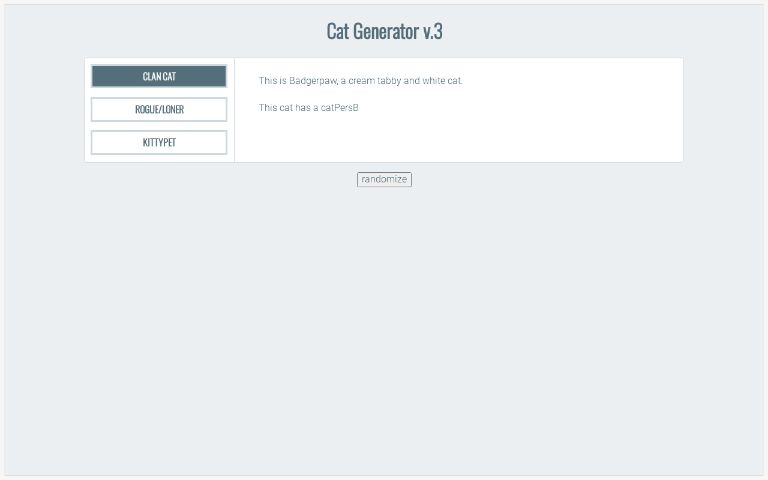 Cat Generator v.3