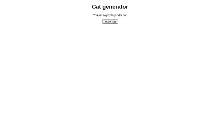 Cat generator