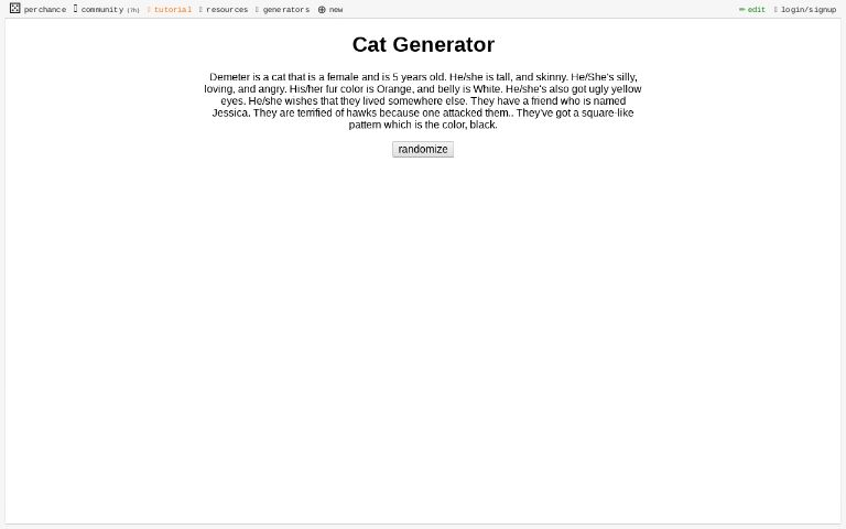 Cat Generator