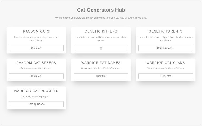 Cat Generators Hub