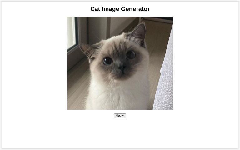 Cat Image Generator