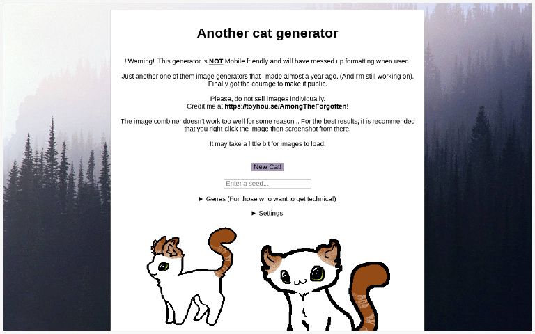 Another cat generator
