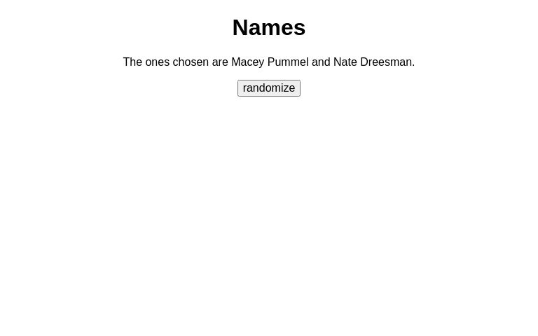 Names ― Perchance Generator
