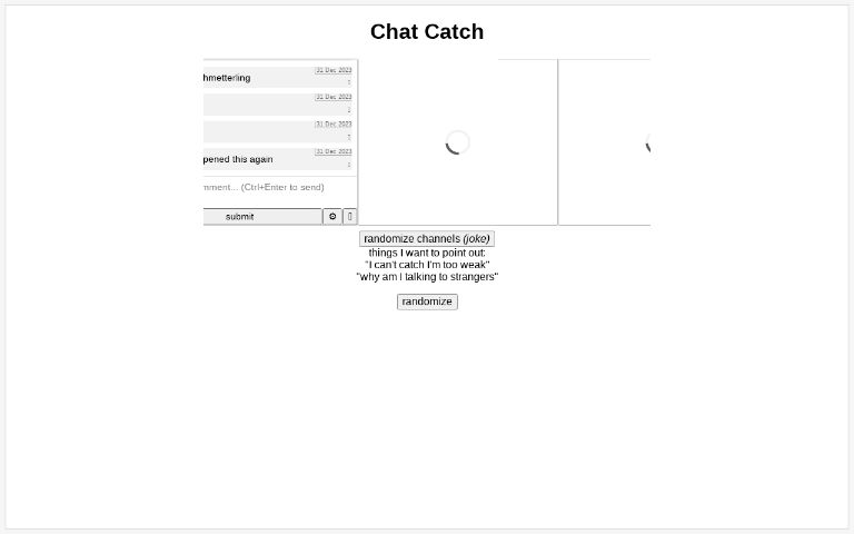 Chat Catch