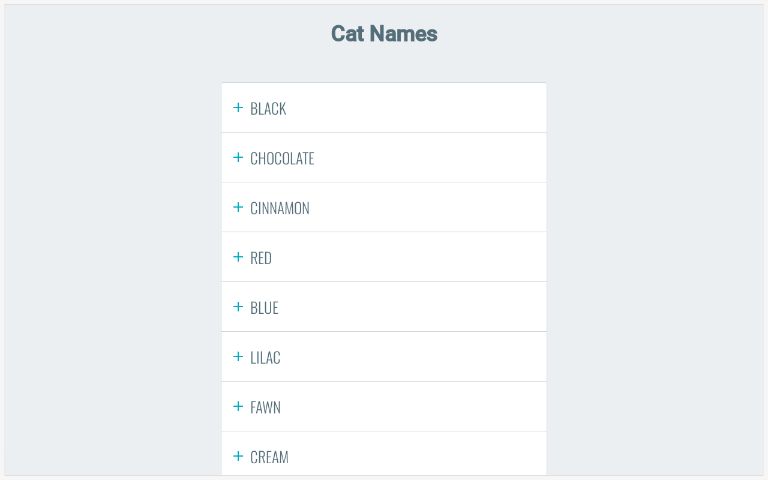 Cat Names ― Perchance Generator