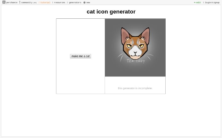 cat icon generator