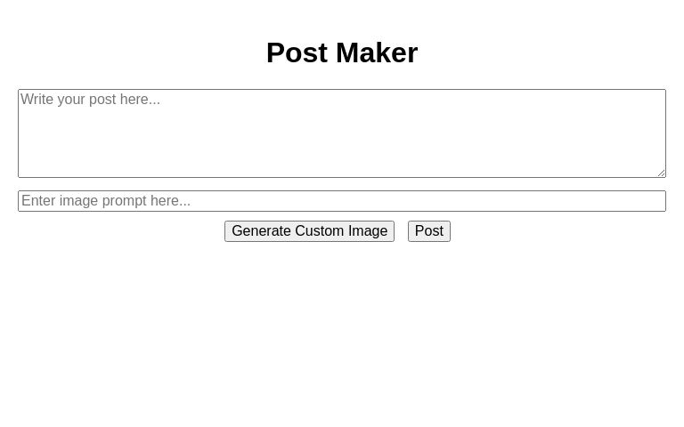 Post Maker ― Perchance Generator
