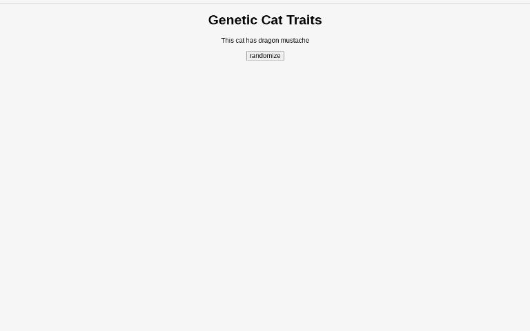 Genetic Cat Traits ― Perchance Generator