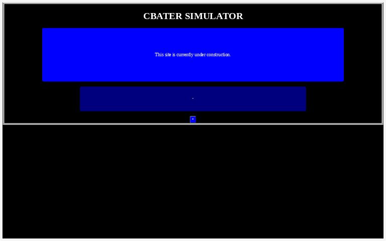 CBATER SIMULATOR ― Perchance Generator
