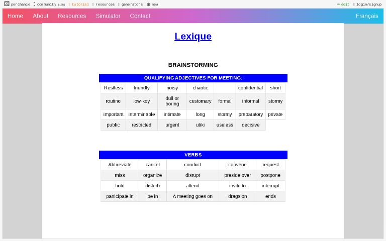 cbsa-lexi-rappels ― Perchance Generator