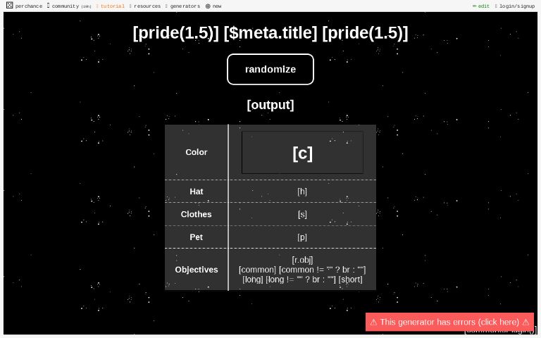 Among Us Character Generator