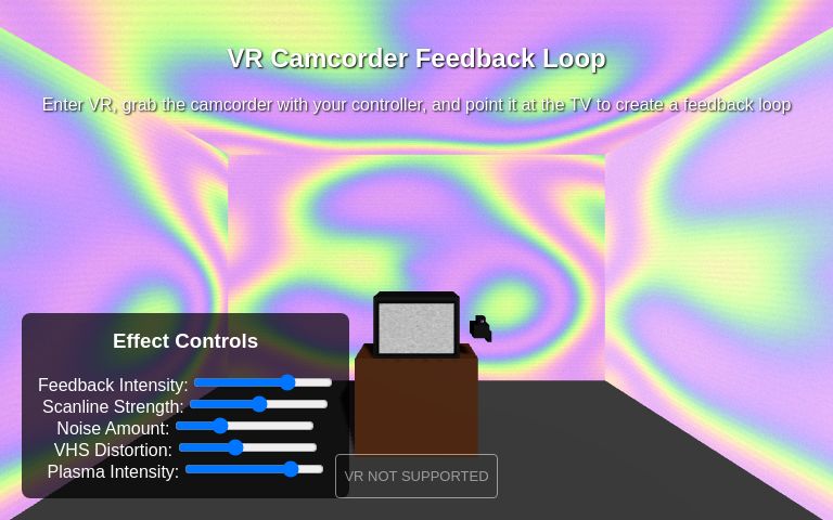 VR Camcorder Feedback Loop ― Perchance Generator