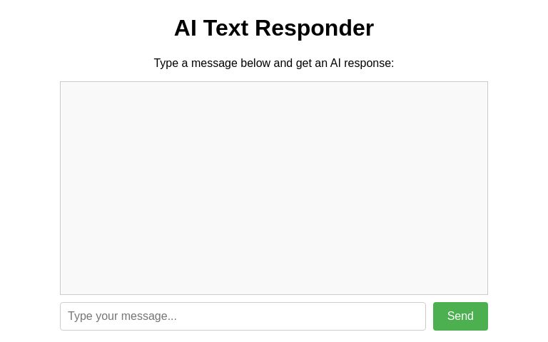 AI Text Responder ― Perchance Generator