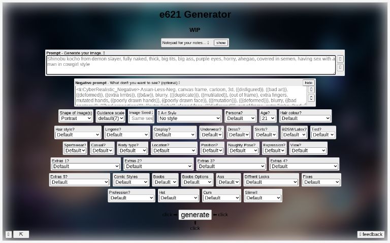 e621 Generator