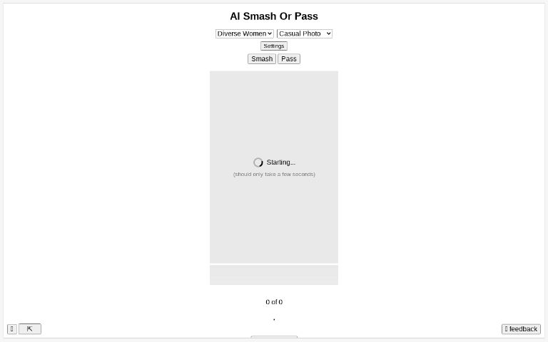 AI Smash Or Pass ― Perchance Generator