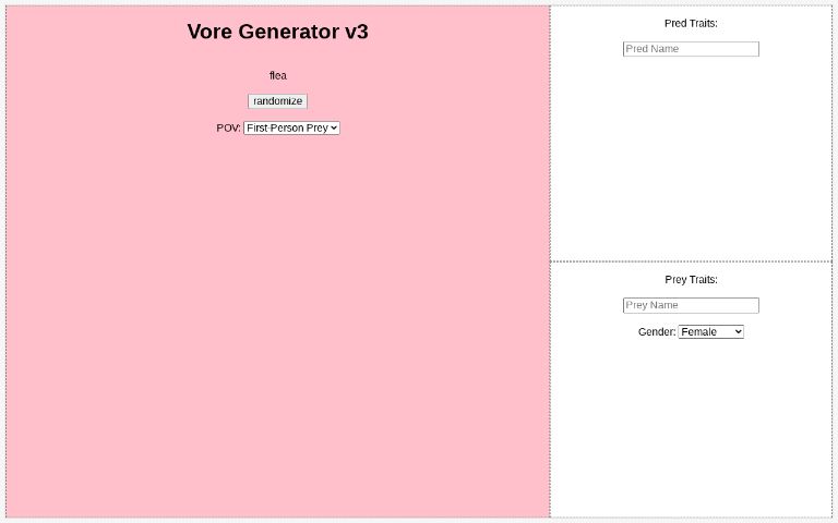 Vore Generator v3