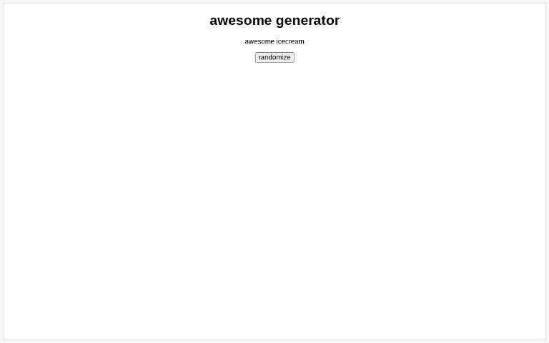awesome generator