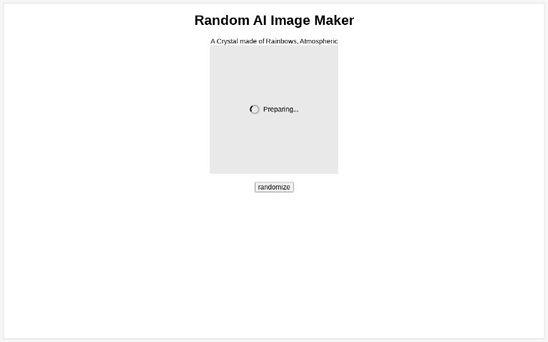 Random AI Image Maker ― Perchance Generator