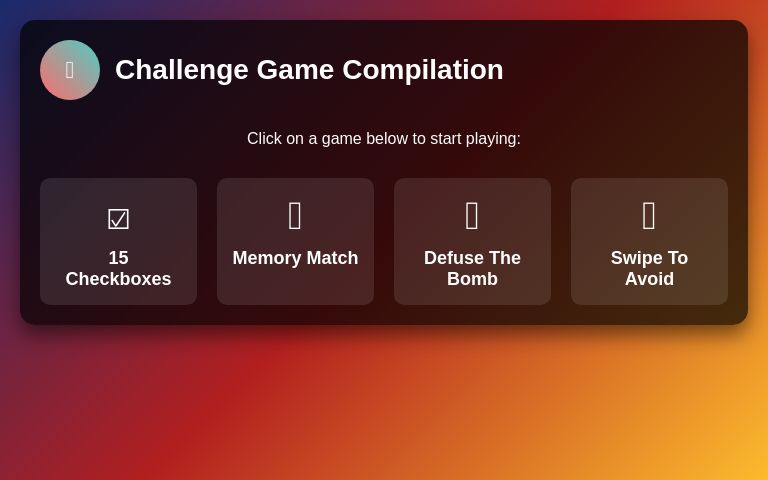 15 Checkboxes Challenge ― Perchance Generator