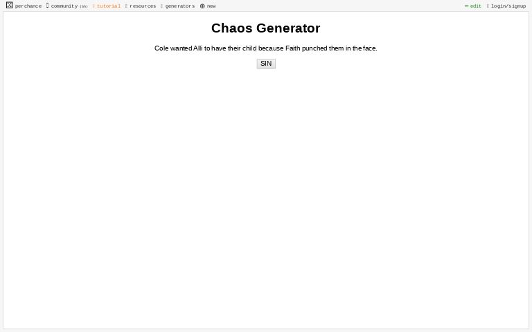 Chaos Generator
