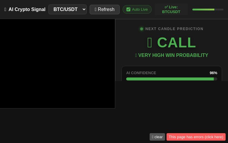 🤖 AI Crypto Signal ― Perchance Generator