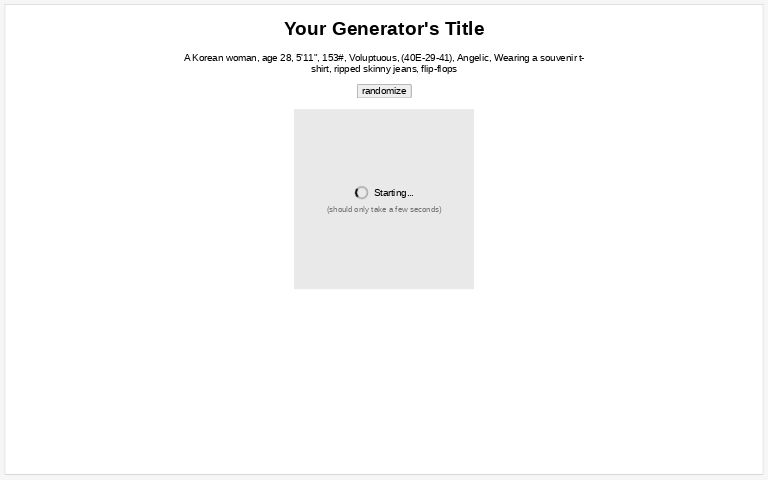 Character Builder V2 ― Perchance Generator