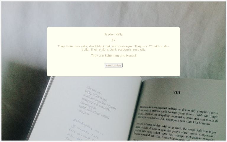 Character Generator Teen