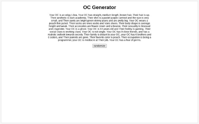 OC Generator