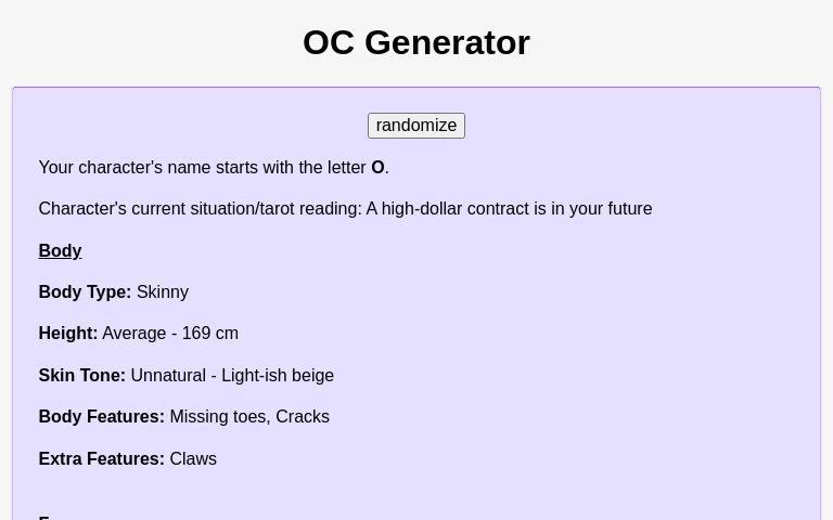 OC Generator