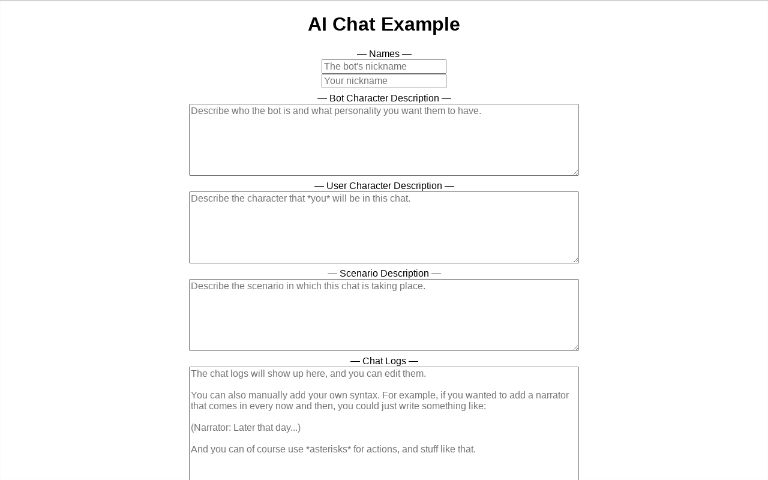 AI Chat Example