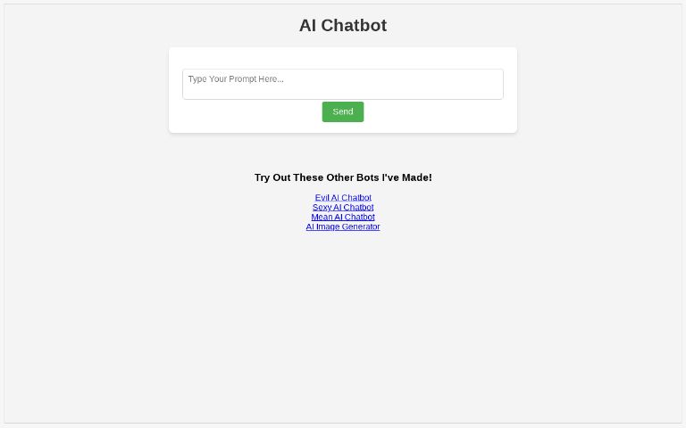 AI Chatbot ― Perchance Generator