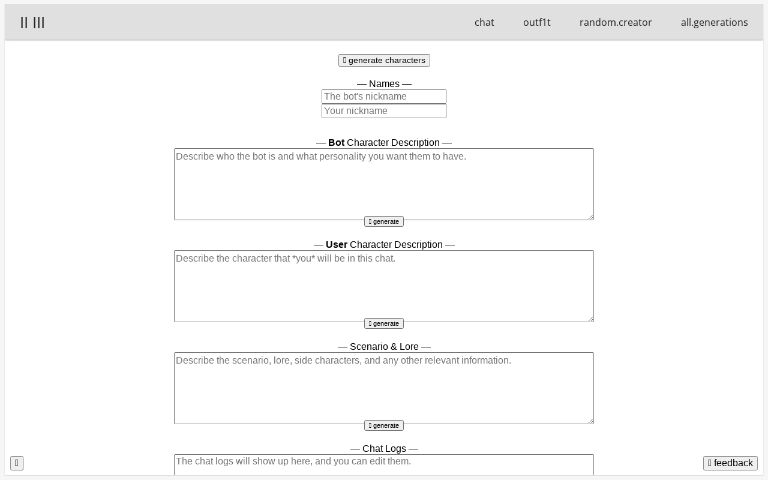AI Chat & Roleplay (free, no sign-up, fast, unlimited)