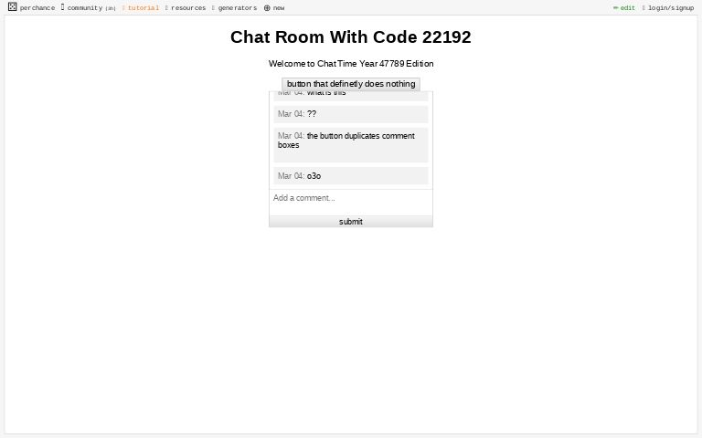 Chat Room With Code 542370