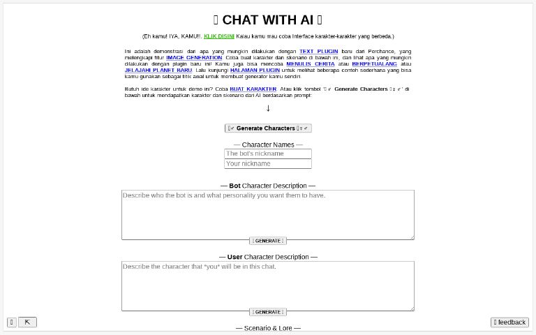 💬 CHAT WITH AI 💬 (online, free, no sign-up, unlimited)