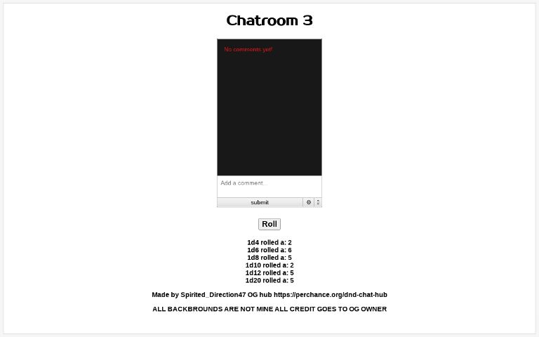 Chatroom 3 ― Perchance Generator