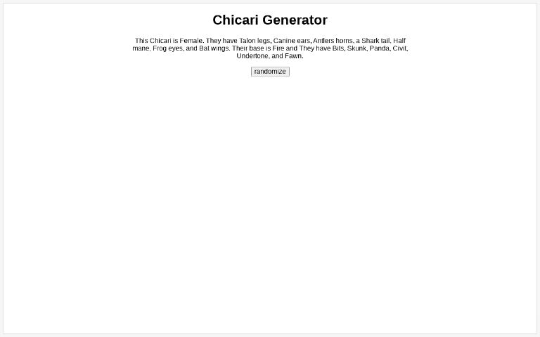Chicari Generator