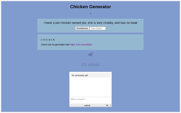 Chicken Generator