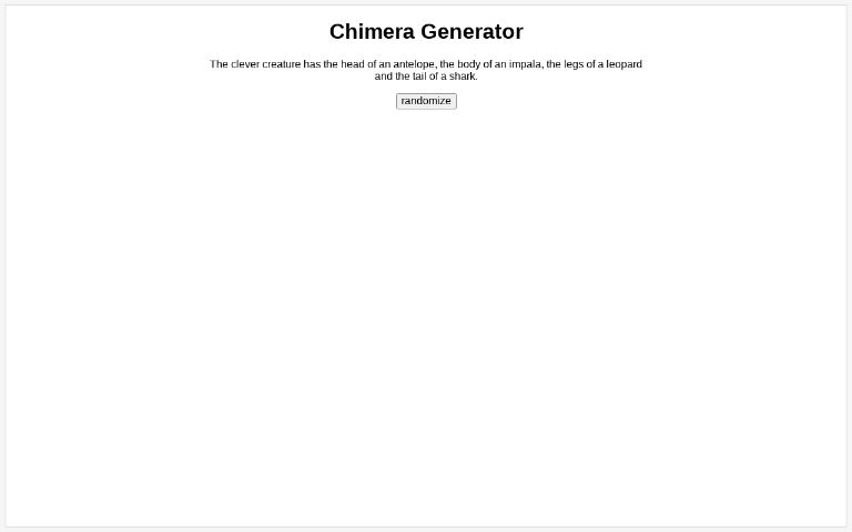 Chimera Generator