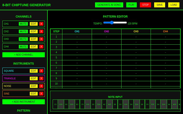 8-Bit AI Music Generator