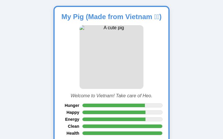 My Pig (Made from Vietnam 🇻🇳) ― Perchance Generator