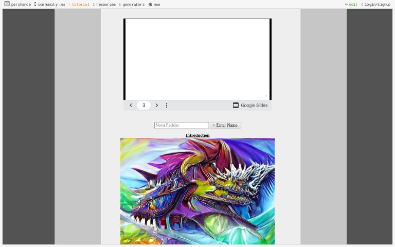 Choose Your Character ― Perchance Generator
