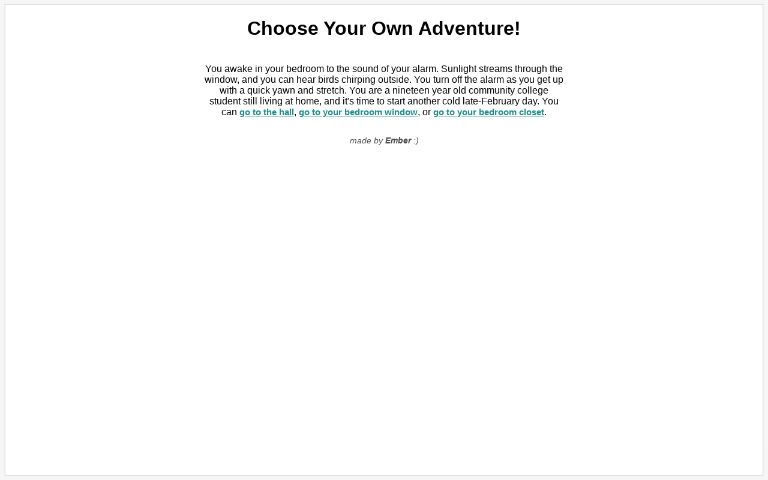 Choose Your Own Adventure! ― Perchance Generator