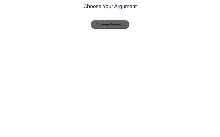 Choose Your Argument ― Perchance Generator