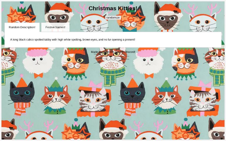 Christmas Kitties! ― Perchance Generator